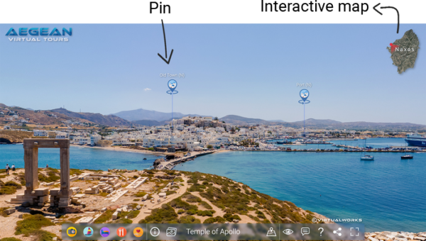Instructions on how to use our virtual tour platform